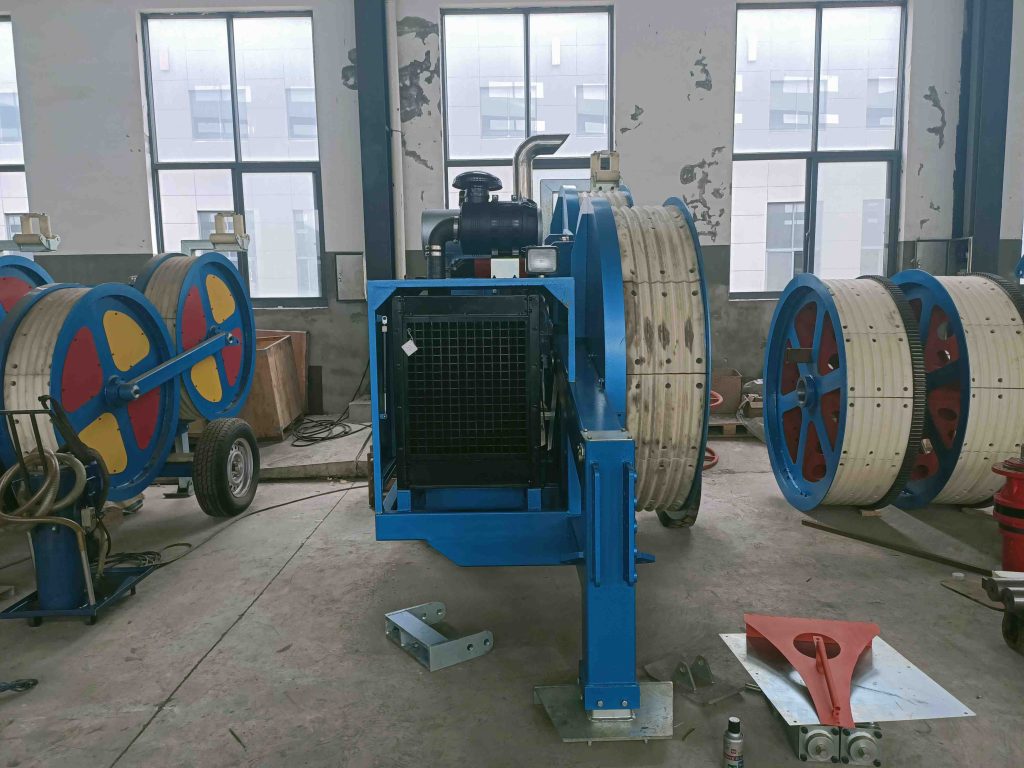 Puller Tensioner Stringing Manufacturers of SA-YZ-2X70 Hydraulic Puller ...
